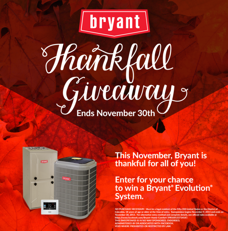 Win A Free Bryant Evolution System